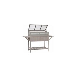dazikemo Hochbeet Teresa XL grau