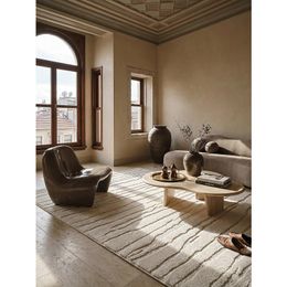 Teppich Pflegeleicht Creme 140x200 cm - CETINA KADIMA DESIGN