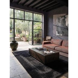 Teppich Hochflor Schwarz 140x200 cm - ALDAN KADIMA DESIGN