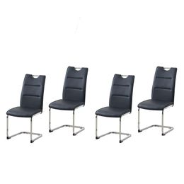 HTI-Living Schwingstuhl DannyC PU Schwarz
