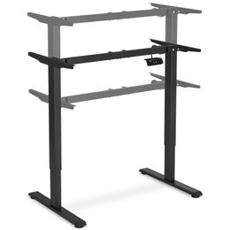 TecTake&reg; H&ouml;henverstellbarer Schreibtisch, elektrisch, 2-stufig, breitenverstellbar, h&ouml;henverstellbar von 71 &ndash; 116 cm, f&uuml;r Tischplatten 100 x 50 bis 160 x 70 cm