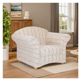 Polstersessel Loretta, ca. 110 x 84 x 84 cm &ndash; Grau