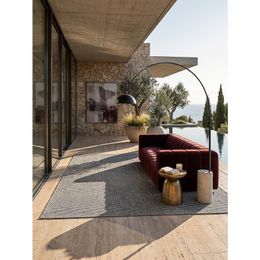 KADIMA DESIGN Flachgewebe-Teppich Polypropylen Grau 140x200 cm - ESERA Kadima