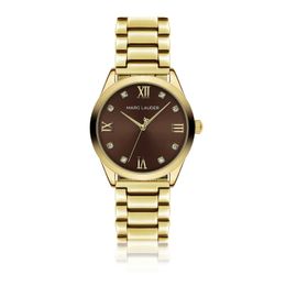 MARC LAUDER Damen Quarzuhr "ME7-B078G"gold, Armbanduhren