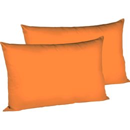 Kissenbezug Fleuresse, B:40cm L:60cm, orange, Mako-Satin, Obermaterial: 100% Baumwolle, Kissenbez&uuml;ge, "Colours Mako Satin, 100% Baumwolle, mit