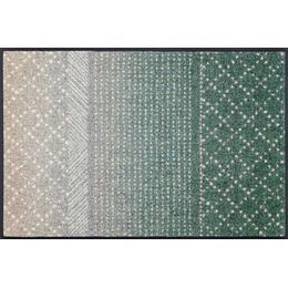 Fu&szlig;matte, B:50cm H:7mm L:75cm, bunt, wash+dry by Kleen-Tex, Polyamid, Au&szlig;enbereich, Teppiche, "Green Desert"