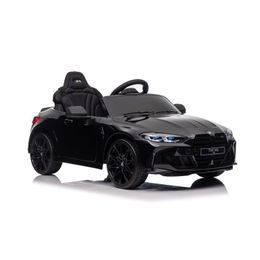 ES-Toys Kinder Elektroauto BMW M4 lizenziert 12V7A Akku 2 Motoren EVA-Reifen MP3 schwarz