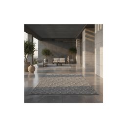 KADIMA DESIGN Teppich Outdoor IMST in Grau, im Skandi-Stil, 80 x 150 cm