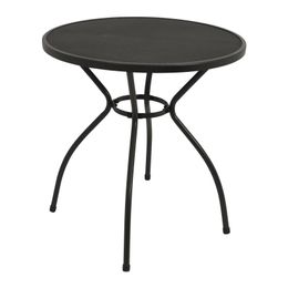 Bistrotisch CLASSIC 70cm rund, Streckmetall anthrazit