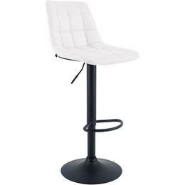 CLP Barhocker h&ouml;henverstellbar Mapun, Barstuhl 360&deg; drehbar, gepolstert mit Metallgestell f&uuml;r K&uuml;che, Theke, Bar und Lounge