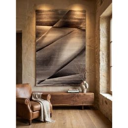 KADIMA DESIGN Kurzflorteppich ASPEN, abstrakt, Braun, 200 x 290 cm