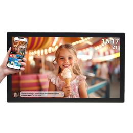 Denver PFF-3260 WLAN Bilderrahmen&ndash; 32" IPS Touch, Frameo, schwarz