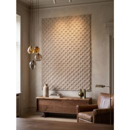 KADIMA DESIGN Flachgewebe-Teppich Schachbrett Beige 80x150 cm Schachbrett