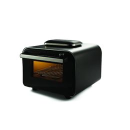 riviera&;bar Pizza-Ofen (1.800 Watt, 400 &deg;C, 20 Liter Garraum, Pizzen bis 30 cm &Oslash;, Keramikstein, 10 Programme, LCD-Touchdisplay, dreifach verglaste T&uuml;r)