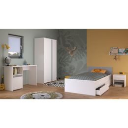 Parisot Kinderzimmer Set 5tlg "Pirouette 23" Wei&szlig;