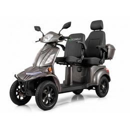 ECONELO E-Seniorenmobil Vista Quarter-1L, Lithium-Akku, 4-Rad, 1000W, Komfort-Sitz, Grau