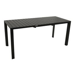 DEGAMO Ausziehtisch LAGOS 120/162x70cm, Aluminium anthrazit