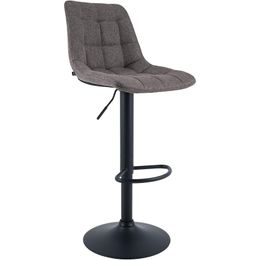 CLP Barhocker h&ouml;henverstellbar Mapun, Barstuhl 360&deg; drehbar, gepolstert mit Metallgestell f&uuml;r K&uuml;che, Theke, Bar und Lounge