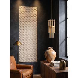 KADIMA DESIGN Flachgewebe-Teppich Schachbrett Beige 80x250 cm Schachbrett