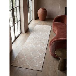 L&auml;ufer Polyester Beige 80x300 cm - ERESMA KADIMA DESIGN