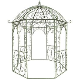 CLP Rosenpavillon aus Eisen Leila, Gartenpavillon im Jugendstil nostalgisch, Rankhilfe pulverbeschichtet f&uuml;r Kletterpflanzen und Rosen