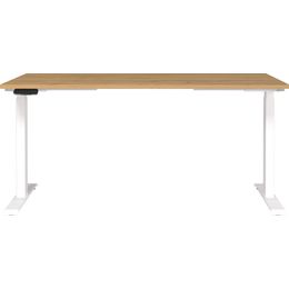 Schreibtisch Germania, B:160cm H:72cm T:80cm, beige, B&uuml;ro, Tische, "Jet", moderne Farbvariationen, Breite 120/140/160/180 cm, Made in Germany
