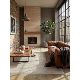 KADIMA DESIGN Flachgewebe-Teppich Polypropylen Beige 200x280 cm - ESERA Kadima