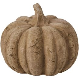 IB Laursen Terracotta-K&uuml;rbis Natur mit rauer Oberfl&auml;che &Oslash; 20 x H 18,5 cm