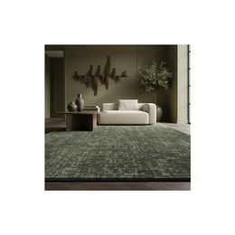 KADIMA DESIGN Baumwollteppich Waschbar KOFEL, einfarbig, Gr&uuml;n, 120 x 170 cm