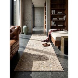 L&auml;ufer Polyester Beige 80x150 cm - KAVALA KADIMA DESIGN