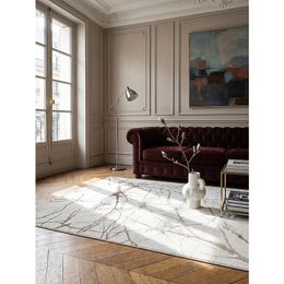 Teppich Kurzflor Creme 140x200 cm - KAVALA KADIMA DESIGN