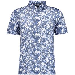 Ragman Herren Poloshirt, blau, Gr. M, Piqu&eacute;, 62% Baumwolle, 38% Polyester, Shirts