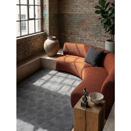 Teppich Kurzflor Anthrazit 200x280 cm - DALAR KADIMA DESIGN