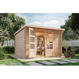 Gartenhaus Konifera, braun, Massivholz, Gartenh&auml;user, "Supiori"