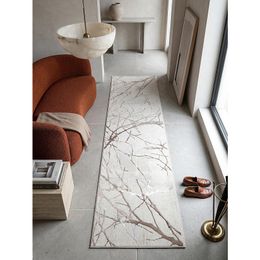 L&auml;ufer Kurzflor Creme 80x150 cm - KAVALA KADIMA DESIGN
