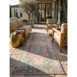 Outdoor-L&auml;ufer Niederflor Pink 80x150 cm - LIMMAT KADIMA DESIGN