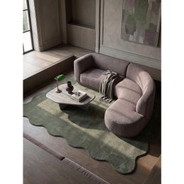 Teppich Antirutsch Waldgr&uuml;n 160x220 cm - TIRSO KADIMA DESIGN