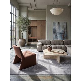 Teppich Antirutsch Grau 200x280 cm - ALDAN KADIMA DESIGN