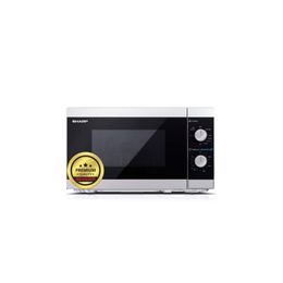 Sharp YC-MG01E-S &ndash; 20 Liter Mikrowelle mit Grillfunktion (manuell steuerbar, 800W & 1000W Grill, 5 Leistungsstufen)