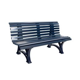 Bank HELGOLAND 3-sitzer, Kunststoff blau