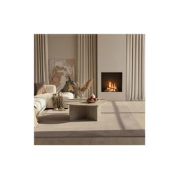 KADIMA DESIGN Kurzflorteppich Waschbar NECKAR, einfarbig, Beige, 80 x 150 cm