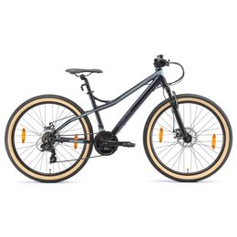 Bikestar Mountainbike, 41cm, 26 Zoll (66,04cm), schwarz, Fahrr&auml;der, f&uuml;r Damen und Herren, Kettenschaltung