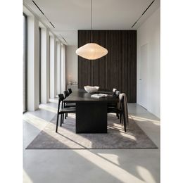KADIMA DESIGN Kurzflorteppich MAIN, einfarbig, Beige, 140 x 200 cm