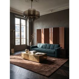 Teppich Kurzflor Braun 160x220 cm - RUTOR KADIMA DESIGN