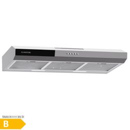 Contempo 90 Unterbau-Dunstabzugshaube 90cm 200m&sup3;/h LED Edelstahl Acryl Silber