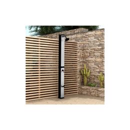 Home Deluxe Solardusche OLYMP - Schwarz Matt