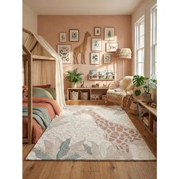 Kinderteppich Kurzflor Creme 120x170 cm - VELT KADIMA DESIGN
