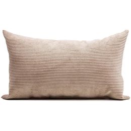 G&ouml;zze Dekokissen G&Ouml;ZZE, B:30cm H:10cm L:50cm, beige, Polyester, Dekokissen_Sitzkissen_Kissenh&uuml;llen, "Capri Cord"
