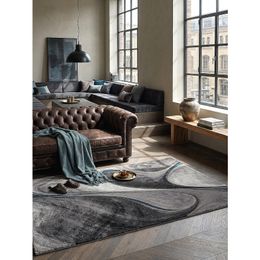 Teppich Polypropylen Grau 160x230 cm - BIENO KADIMA DESIGN