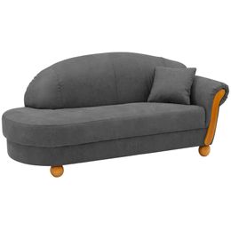 Ottomane Home Affaire, B:181cm H:83cm T:81cm, grau, Sofas, "Milano Breite 181cm, Federkern, bequem, Komfortsitzh&ouml;he 45cm", Besonders bequem durch